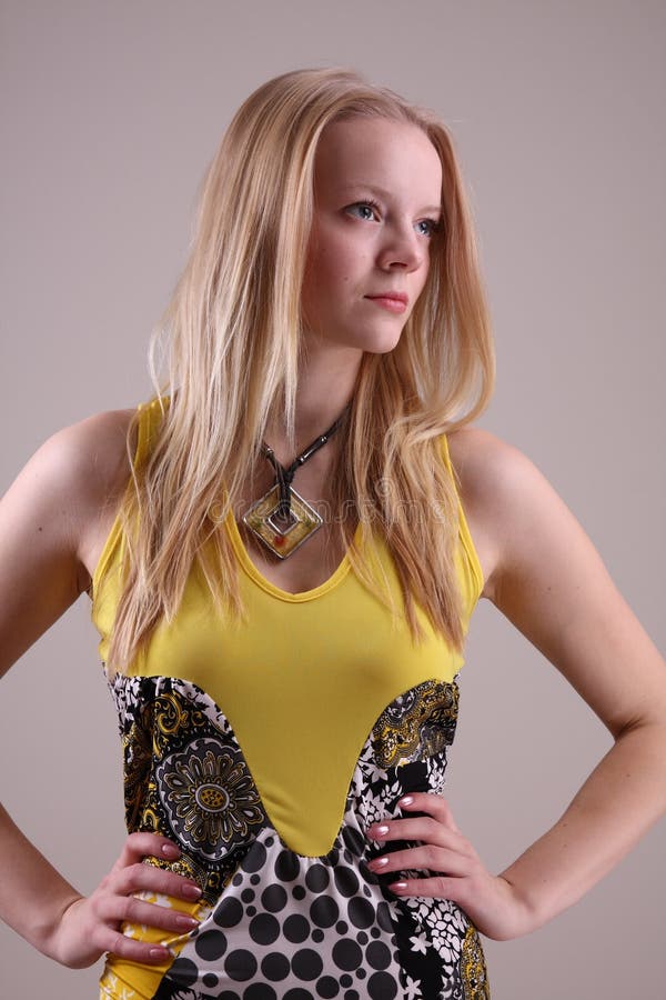 Fashion model in studio stock photo. Image of luxury, lady - 7395850