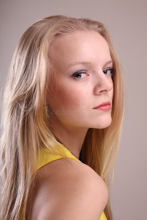 Fashion model in studio stock image. Image of glamour - 7423247