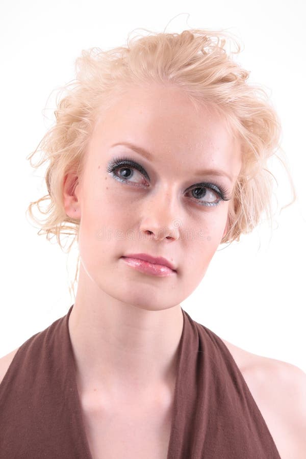 Fashion model in studio stock photo. Image of people, face - 9817184