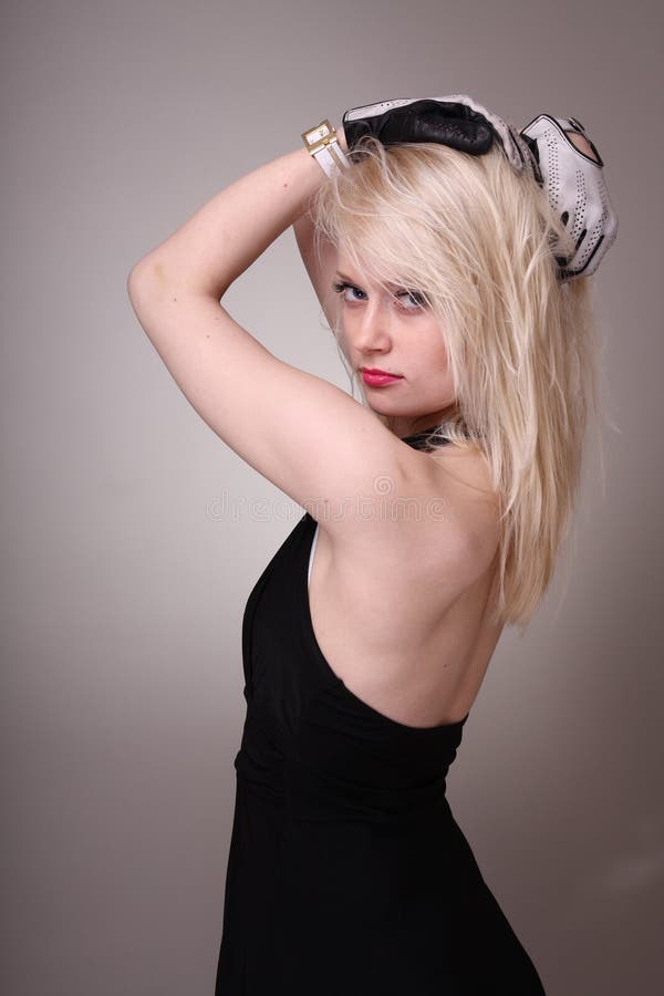 Fashion model in studio stock image. Image of model, pretty - 9897701