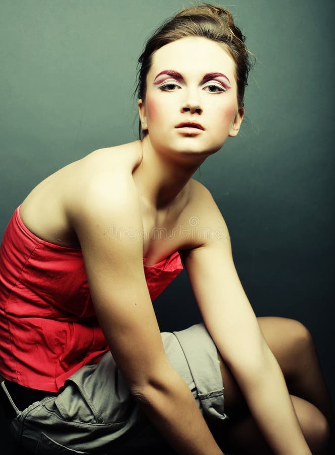 Fashion model woman stock image. Image of fashionable - 139578197