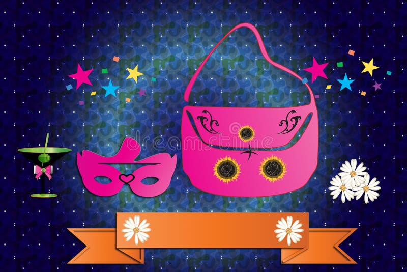 Fashion Party Background Illustration Stock Illustration - Illustration ...