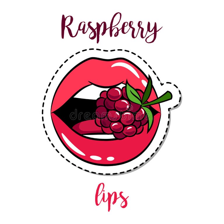 Raspberry Lips Stock Illustrations – 105 Raspberry Lips Stock ...