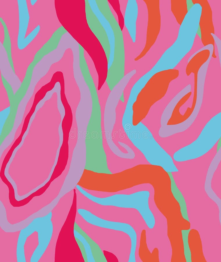 Fashion Pattern Includes Colored Lines Make Repeated Pattern for ...