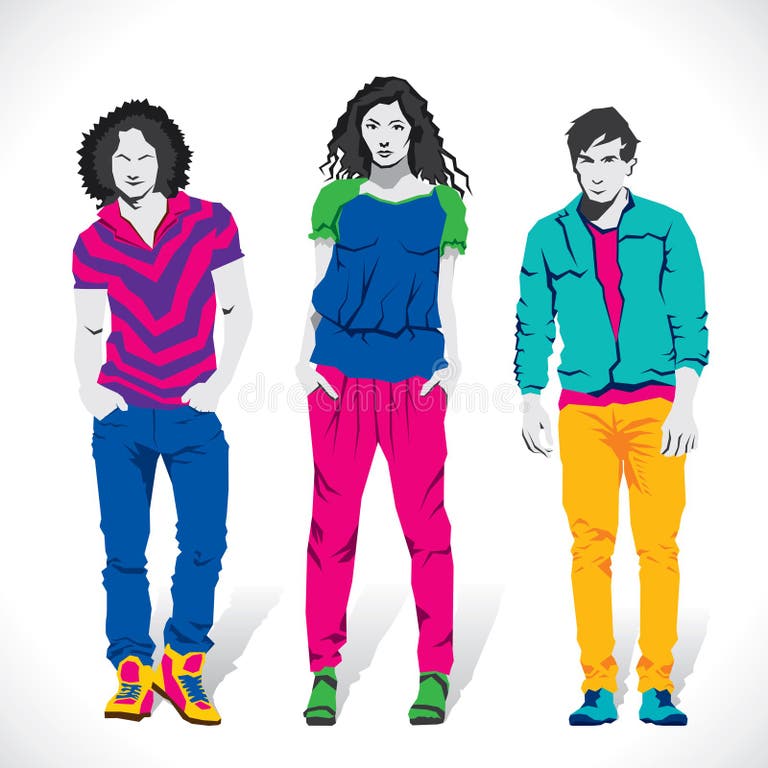 Teen Boy Fashion Model Stock Illustrations – 1,200 Teen Boy Fashion ...