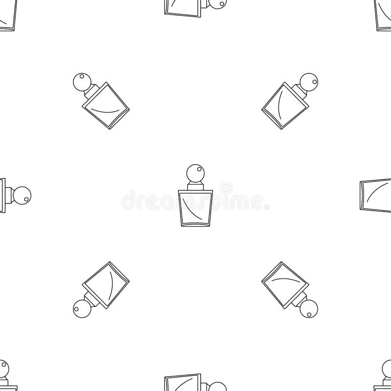 Fashion Perfume Pattern Seamless Vector Stock Vector - Illustration of ...