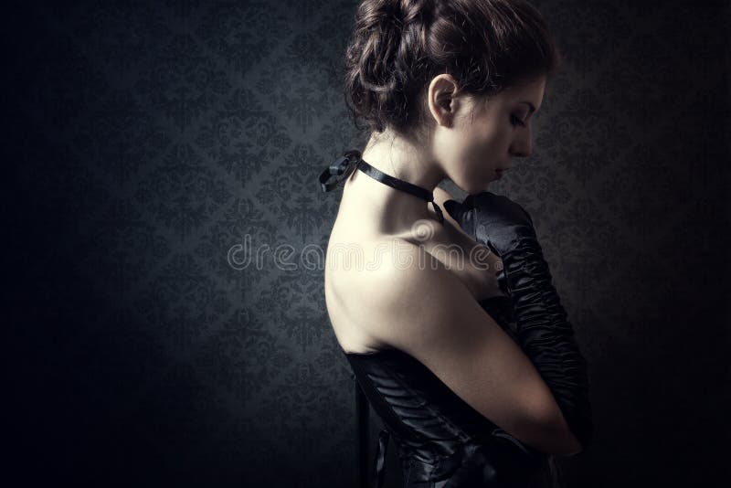 Fashion model. stock photo. Image of femininity, face - 12705612