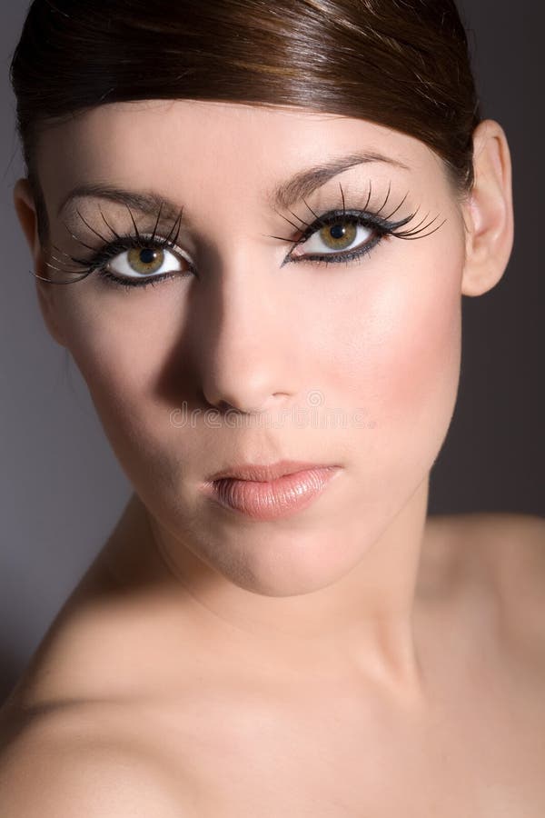 Fashion portrait stock photo. Image of updo, hairstyle - 3662294