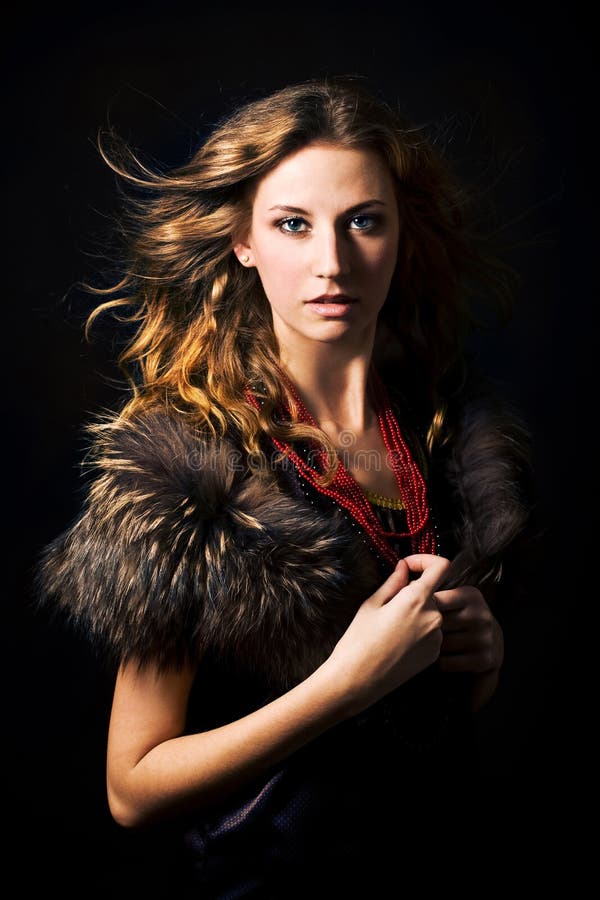 Fashion portrait stock photo. Image of closeup, healthy - 8005730