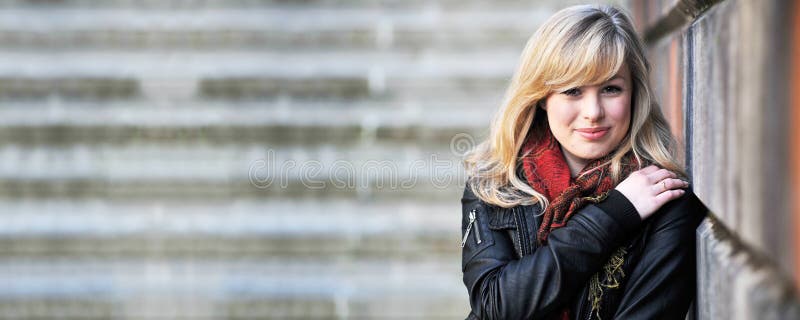 Fashion Portrait Banner stock photo. Image of clothing - 13640702