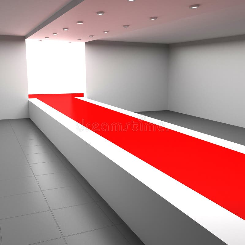 Fashion runway stock illustration. Illustration of celebration - 15813786