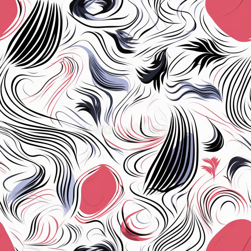 Fashion seamless pattern. stock illustration. Illustration of seamless ...