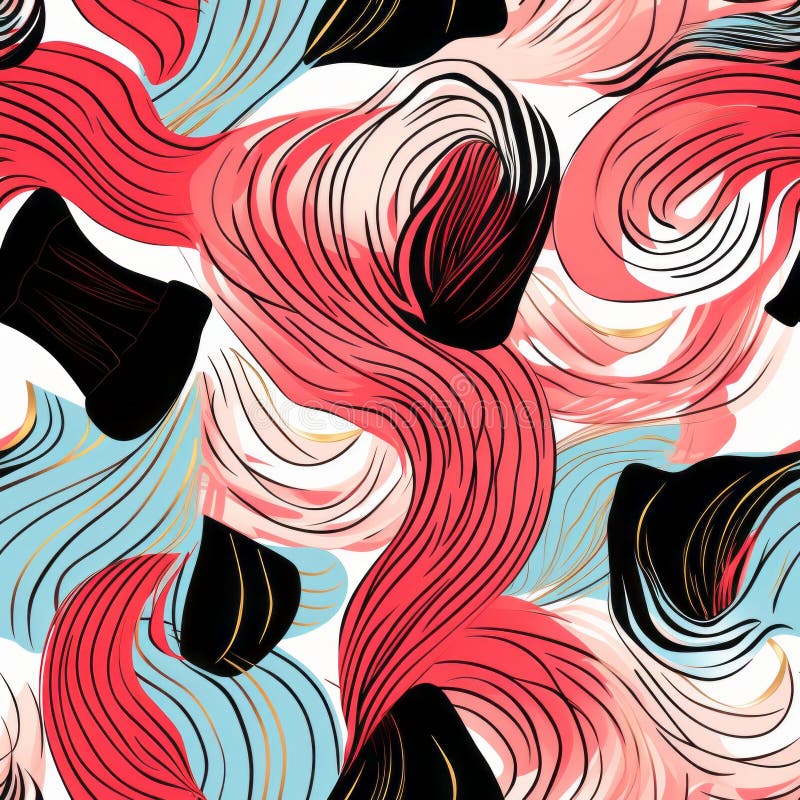 Fashion seamless pattern. stock illustration. Illustration of pattern ...