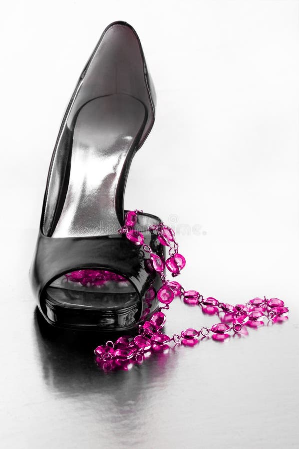 Fashion shoe stock image. Image of jewelry, glamour, glamor - 9896493