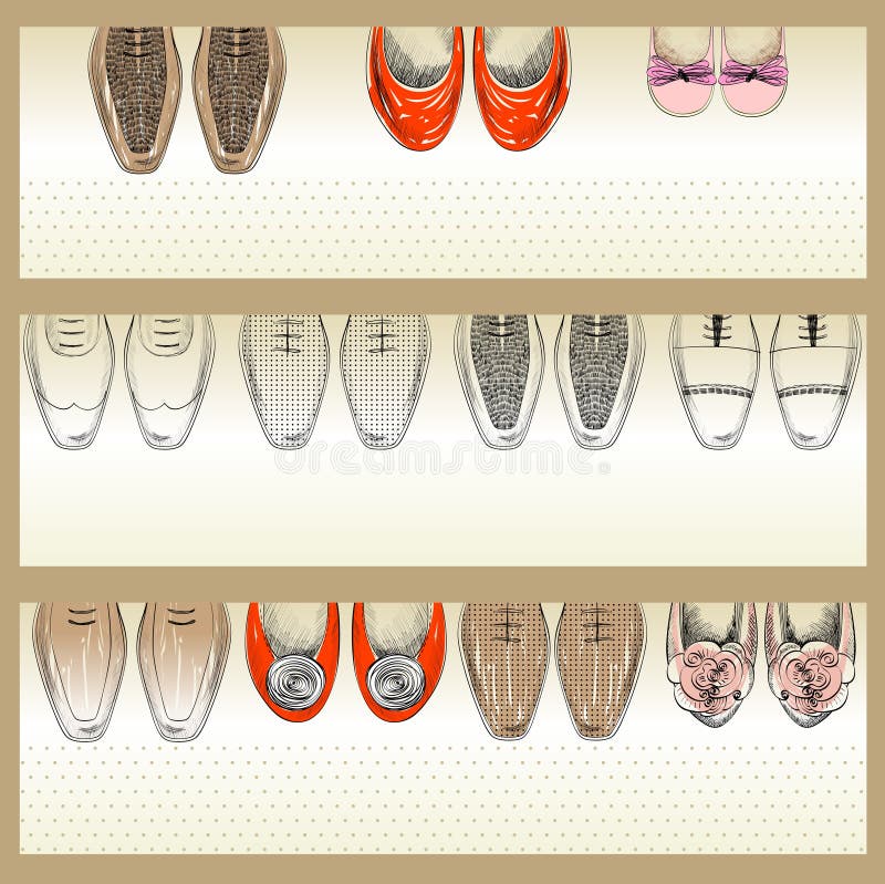 Shoes pattern stock vector. Illustration of paper, lady - 31588335