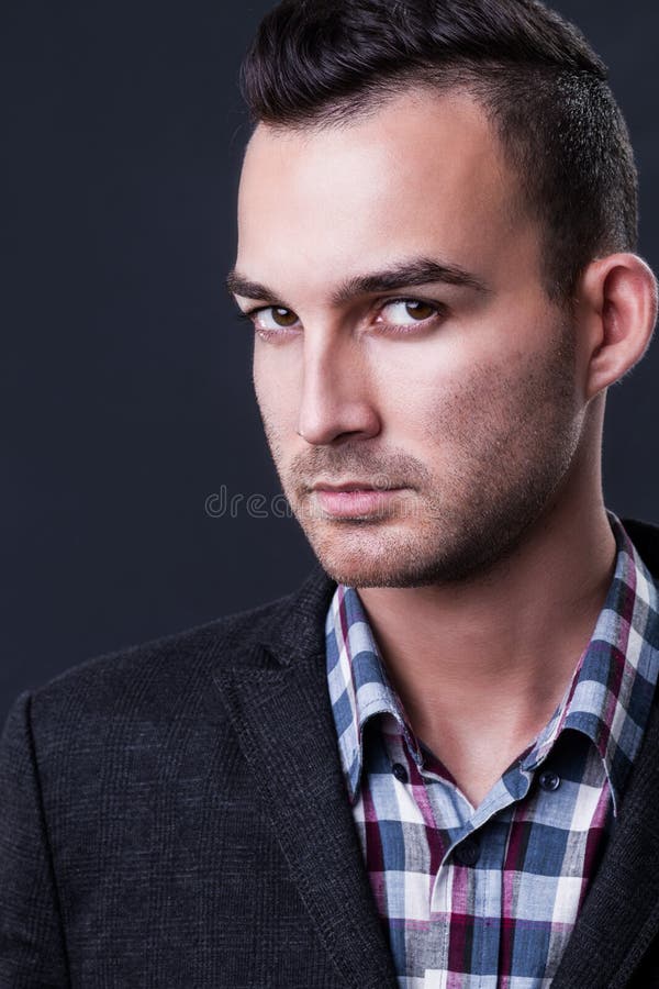 Fashion Shot of a Young Man Stock Photo - Image of macho, lifestyle ...