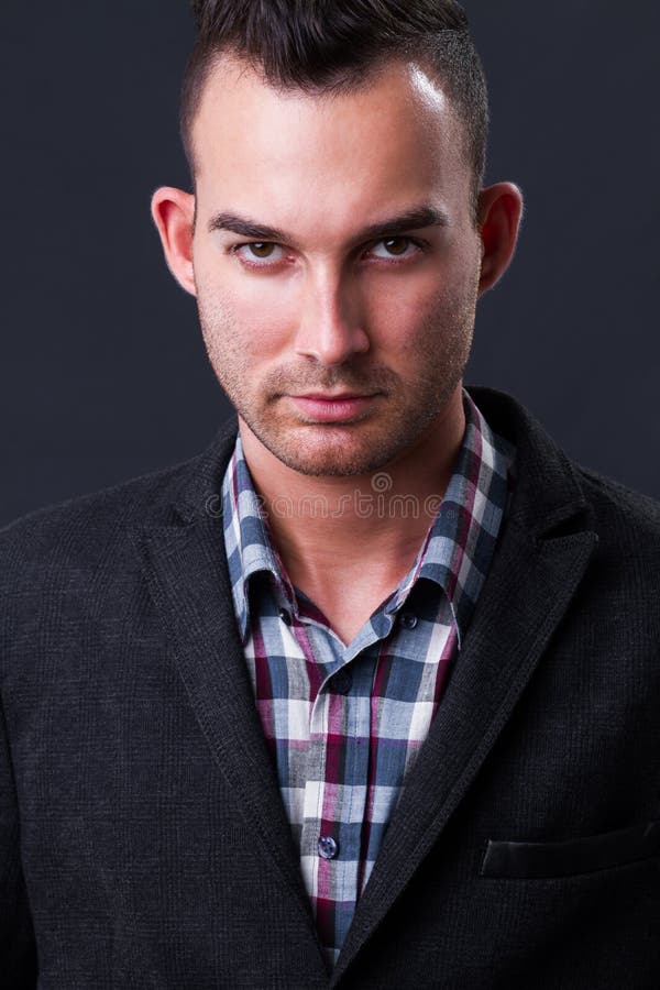 Fashion Shot of a Young Man Stock Image - Image of autumn, look: 33652293