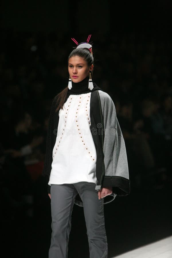 Fashion Show editorial photo. Image of long, figure, couture - 24121566