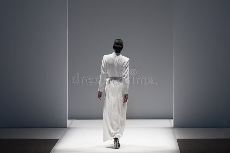 Fashion Show, a Catwalk Event Blurred on Purpose Stock Photo - Image of ...