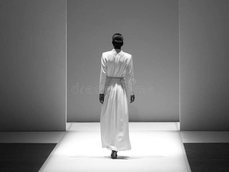 Fashion Show, a Catwalk Event Editorial Stock Image - Image of ...