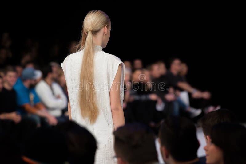 Fashion Show, a Catwalk Event Editorial Stock Image - Image of couture ...