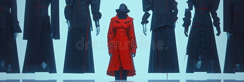 Fashion Show of Clothes in Surreal Style, Models in Surreal Clothes ...