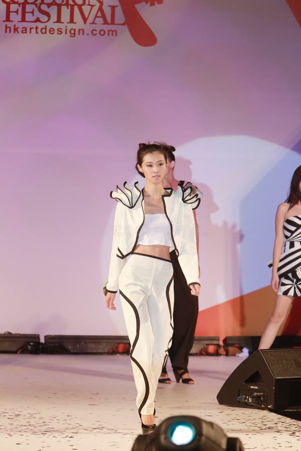 The Fashion Show, the Models Walking Down 4 Aug 2012 Editorial ...