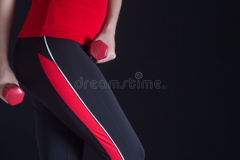 Fashion Sportswear Fit Long Woman Legs In Leggings Legs Of A Girl In
