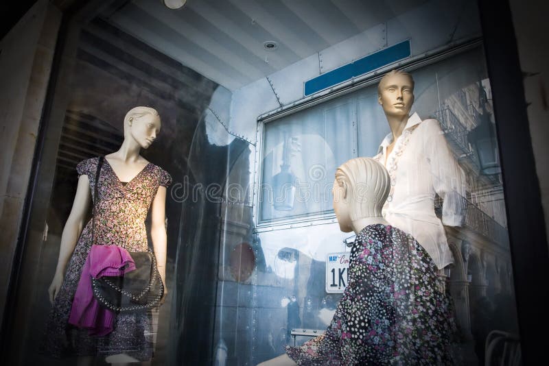 Fashion store stock image. Image of lifestyle, doll, dummy - 4965401