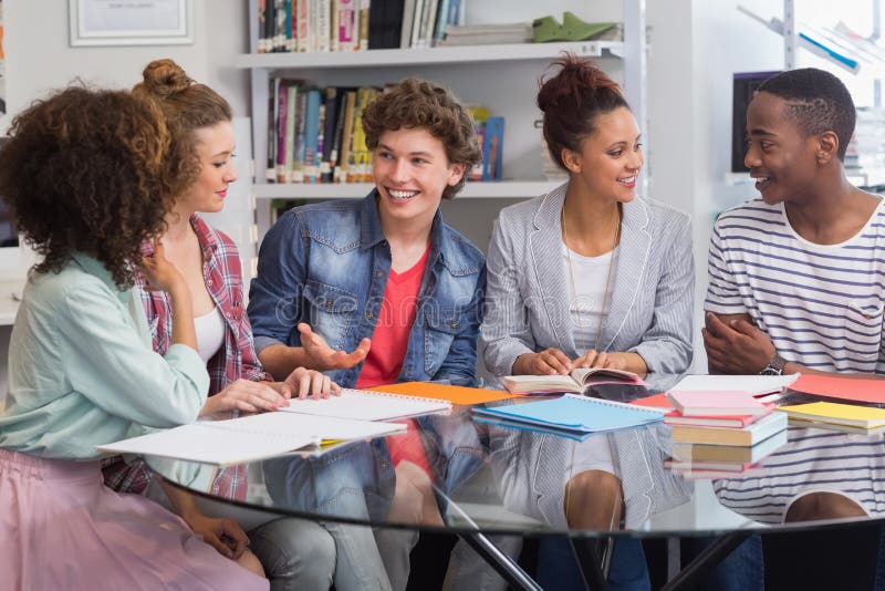 Fashion Students Working As a Team Stock Image - Image of girl ...