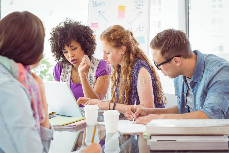 Fashion Students Working As a Team Stock Photo - Image of book, adult ...