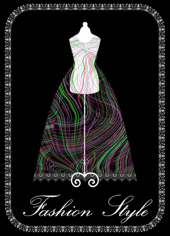 Fashion Style stock vector. Illustration of frock, form - 280359355