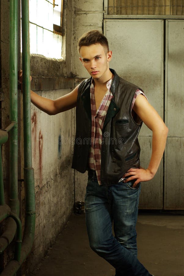 Fashion Style Photo of an Young Man Stock Image - Image of casual ...