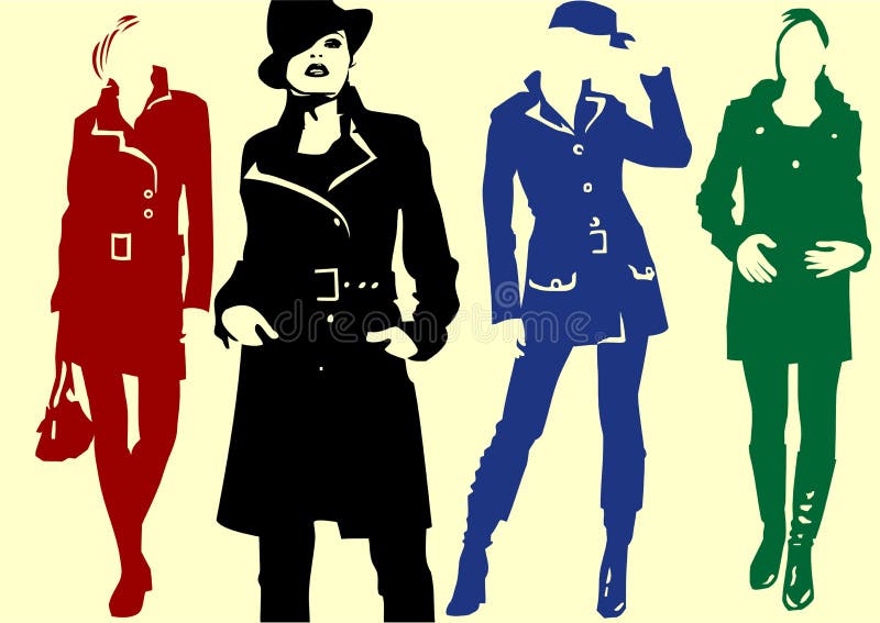 Fashion vector stock vector. Illustration of vector, woman - 4606630