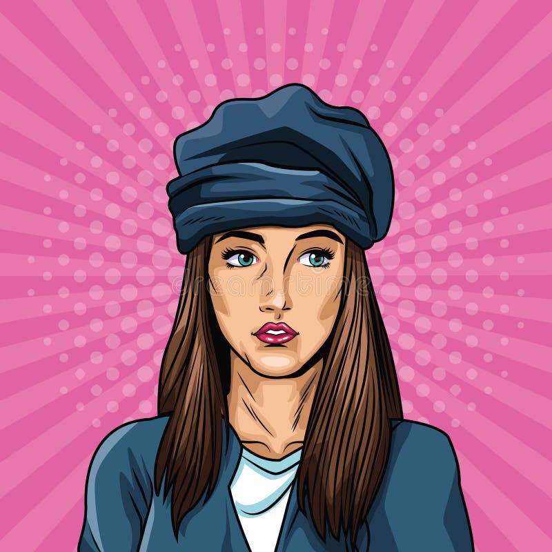 Fashion Woman Pop Art Cartoon Stock Vector Illustration Of Sale Speak 111026891