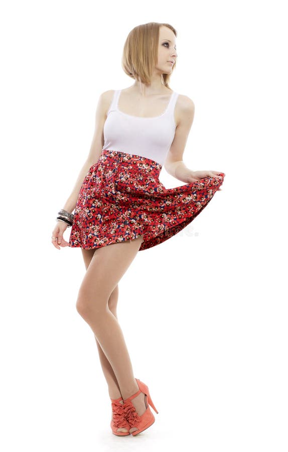 The fashionable girl stock photo. Image of heel, fashion - 19036060