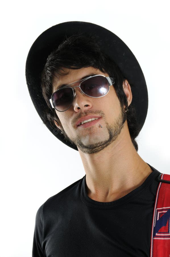 Fashionable guy stock photo. Image of head, adult, face - 8809380