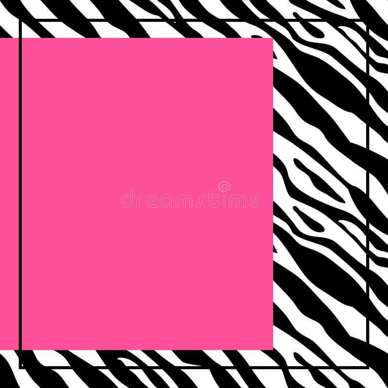 Fashionable Luxury Zebra Pattern Cover Design Collection Set, Animal ...