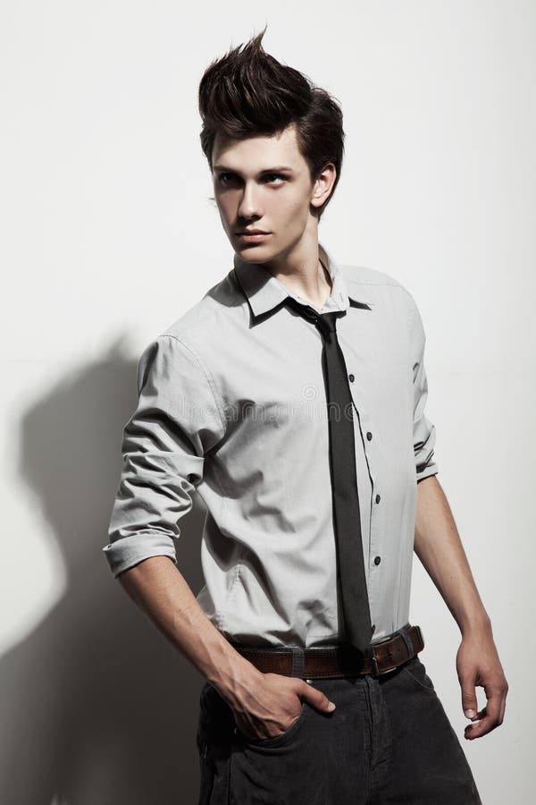 Fashionable Man stock photo. Image of studio, fashion - 18142328