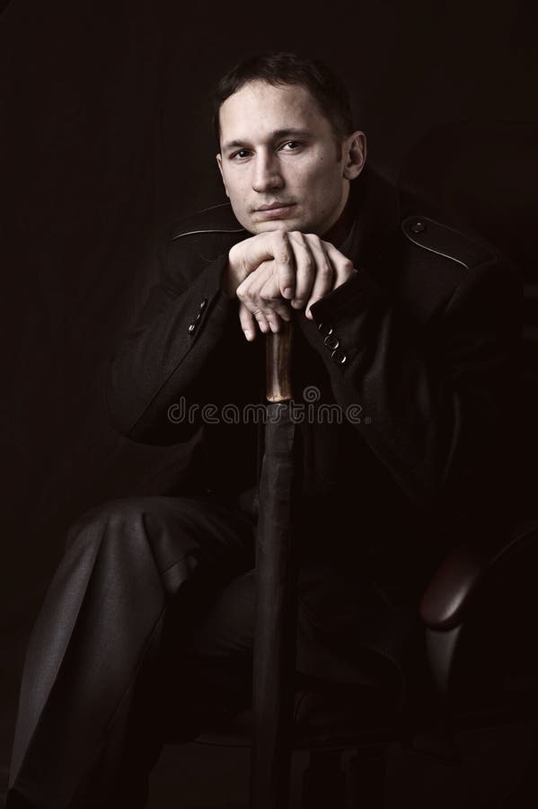 Fashionable Man in Coat and Suit Stock Image - Image of businessman ...