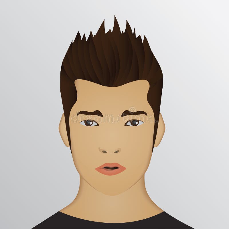 Fashionable Man. Vector Illustration Decorative Design Stock Vector ...