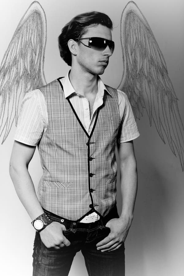 Fashionable stylish man stock image. Image of male, lifestyles - 13900955