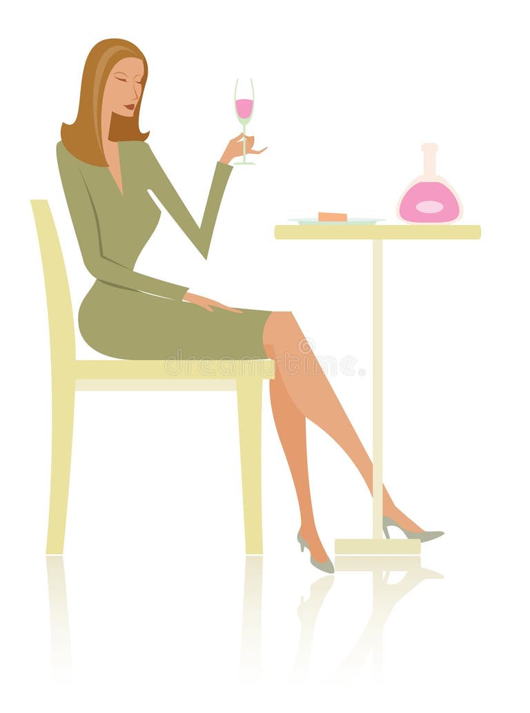 Woman Holding Wine Glass Stock Illustrations 2 431 Woman Holding Wine
