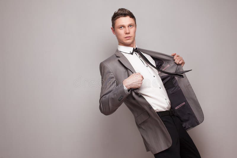 Fashionable Young Male Model Stock Image - Image of active, male: 35473845