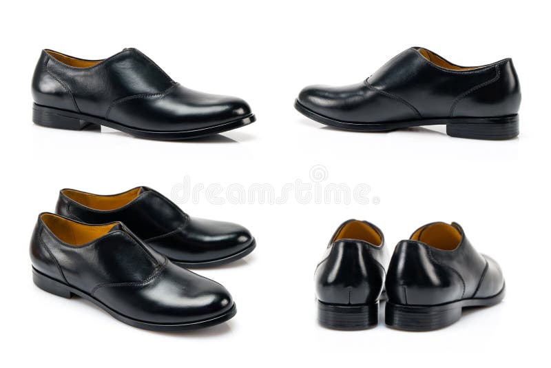 Fashionable Youth Shoes in Four Angles Stock Image - Image of elegant ...