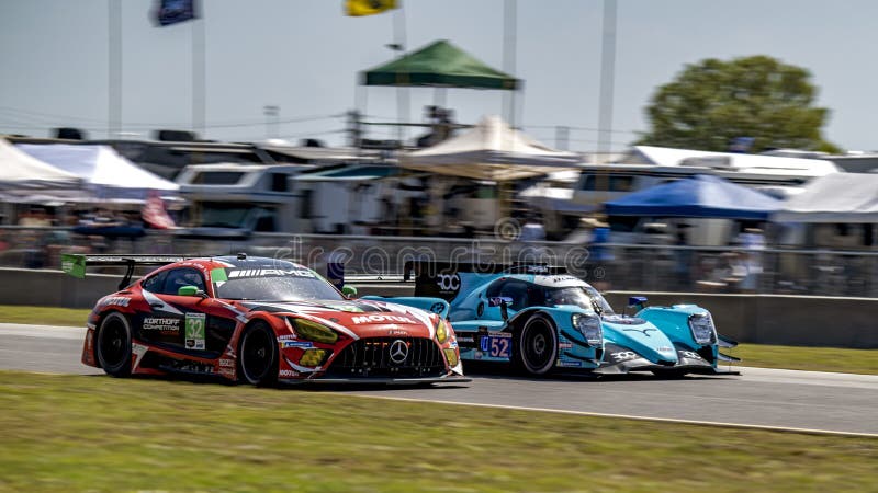 Fast Action at the 12 Hours of Sebring. Editorial Photography - Image ...