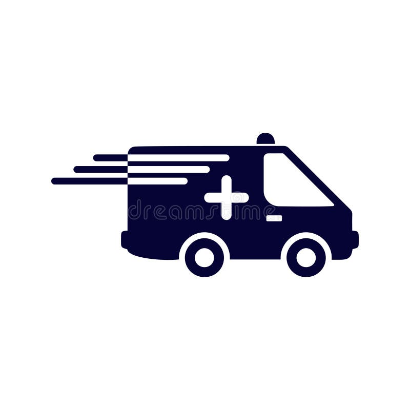 Fast Ambulance Service Icon Stock Vector - Illustration of icon ...
