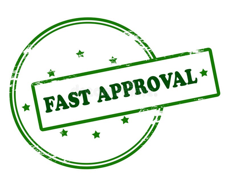 Fast Approval Words Stopwatch Timer Approved Loan Mortgage Credit Stock ...