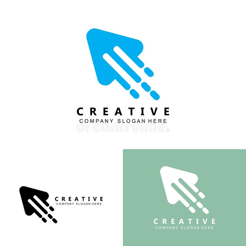 Fast Arrow Logo Vector Icon Symbol Stock Vector - Illustration of retro ...