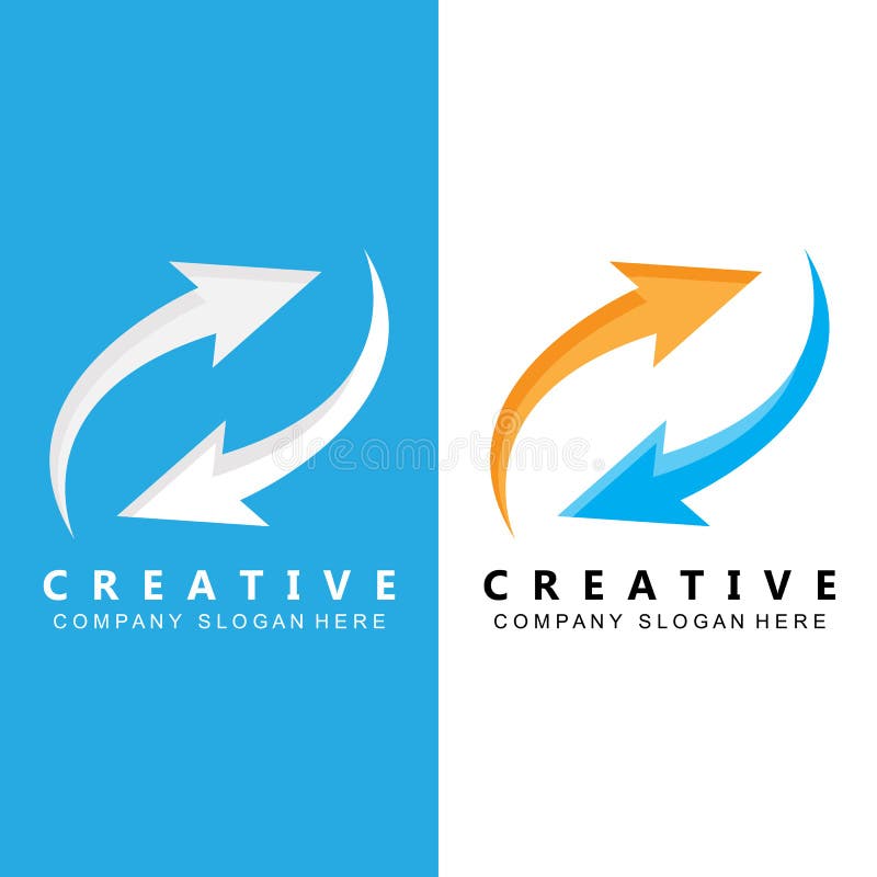 Fast Arrow Logo Vector Icon Symbol Stock Vector - Illustration of ...